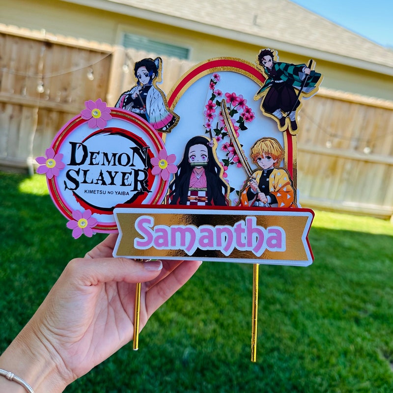 Demon Slayer Cake - Etsy