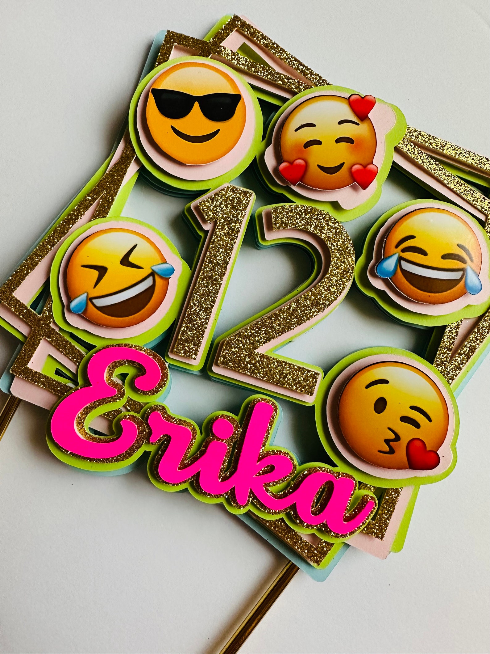 Emoji Cake Topper/ Custom Cake Topper - Etsy