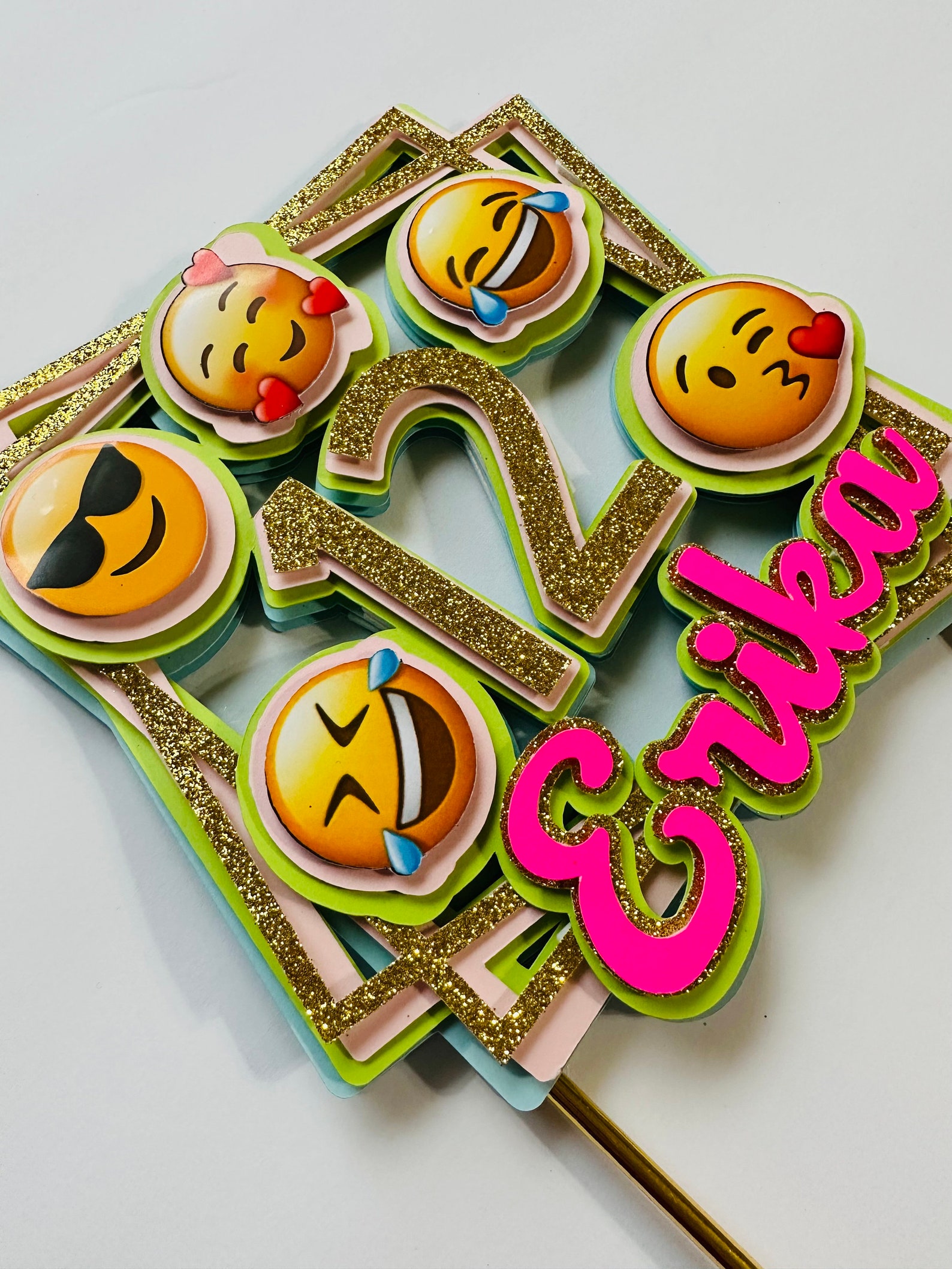Emoji Cake Topper/ Custom Cake Topper - Etsy