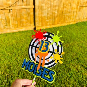 Paint Ball Cake Topper/ Custom Cake Topper - Etsy