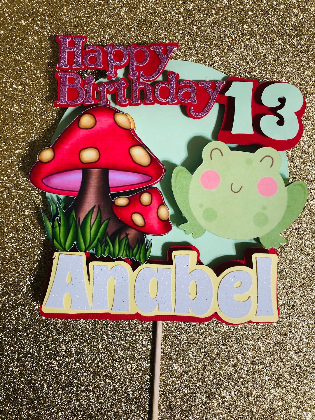 Frog Cake Topper/ Custom Cake Topper - Etsy