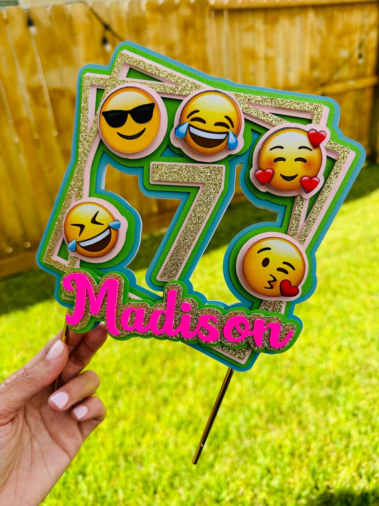 Emoji Cake Topper/ Custom Cake Topper - Etsy