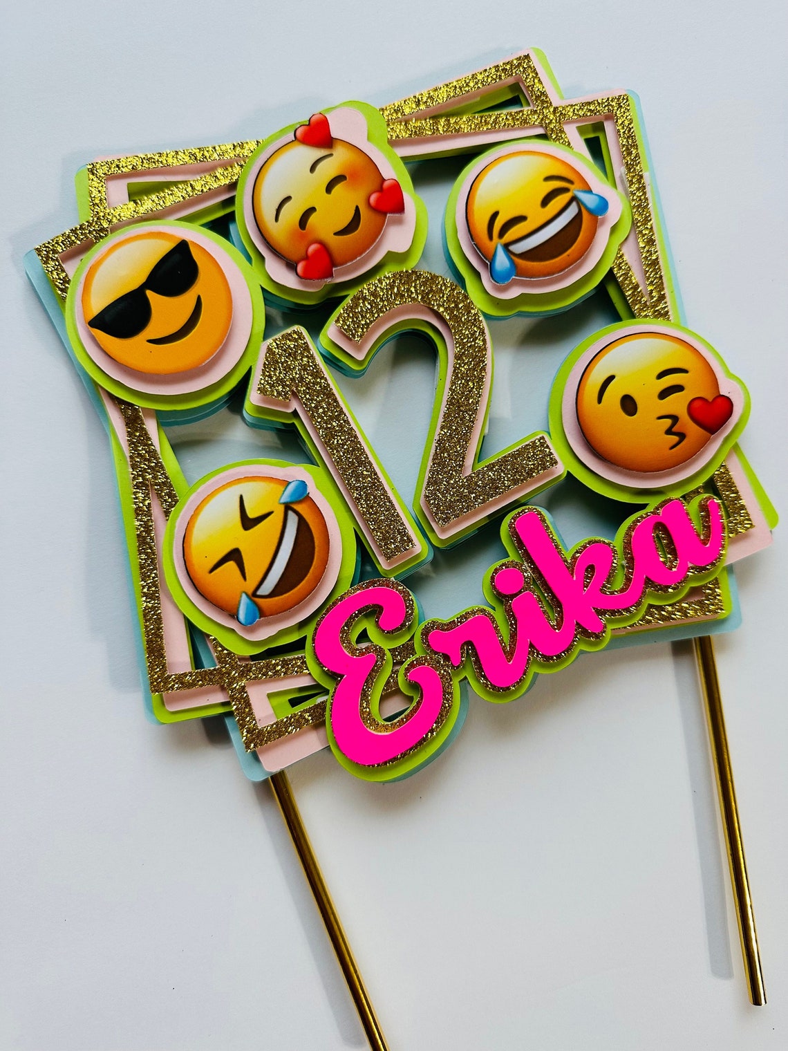 Emoji Cake Topper/ Custom Cake Topper - Etsy