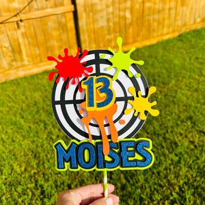 Paint Ball Cake Topper/ Custom Cake Topper - Etsy