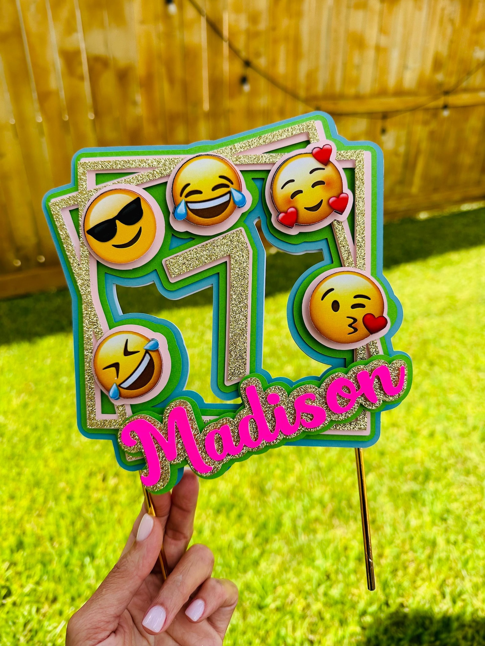 Emoji Cake Topper/ Custom Cake Topper - Etsy