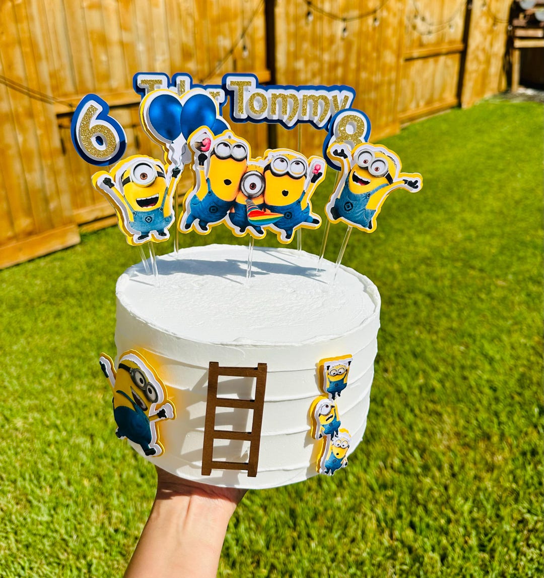 Minnions Cake Topper/ Custom Cake Topper - Etsy