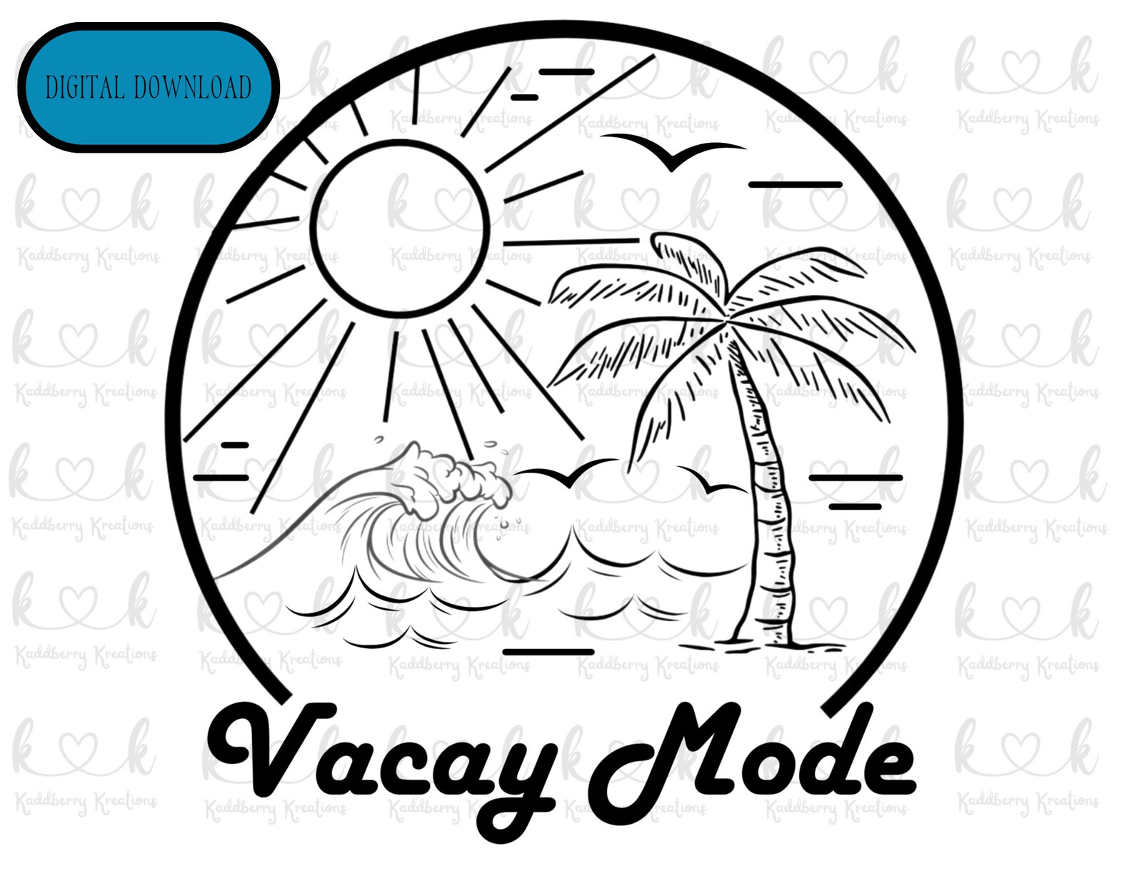 Vacay Mode PNG Summer Png, Beach Png, Sunset Png, Vacation Png, Vacay ...