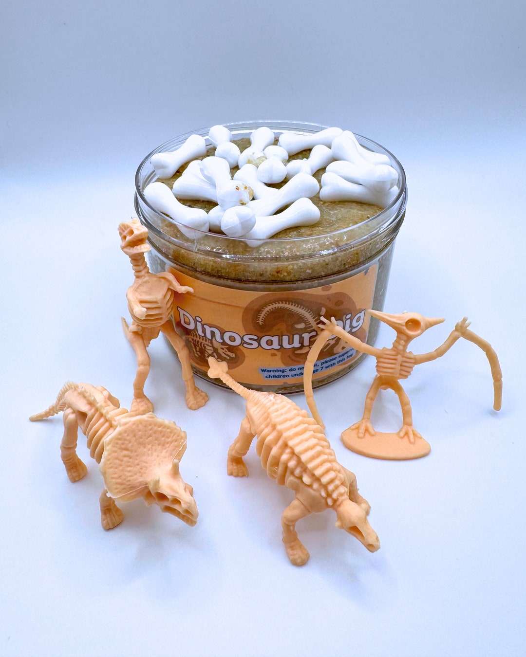 Dinosaur Dig Sand Slime | Dino Slime Activity With Sand Slime, Dino ...