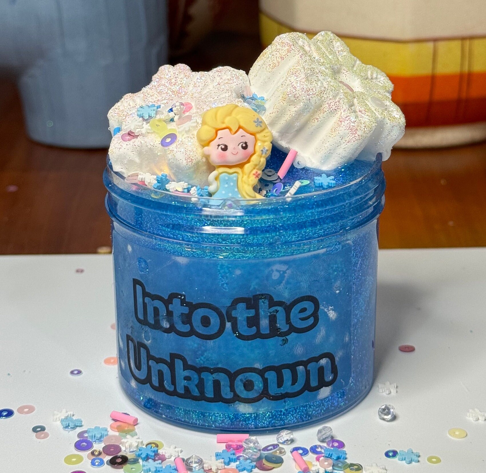 Into the Unknown DIY Slime Clay Slime Kit, Glitter Sparkle Slime, Clear ...