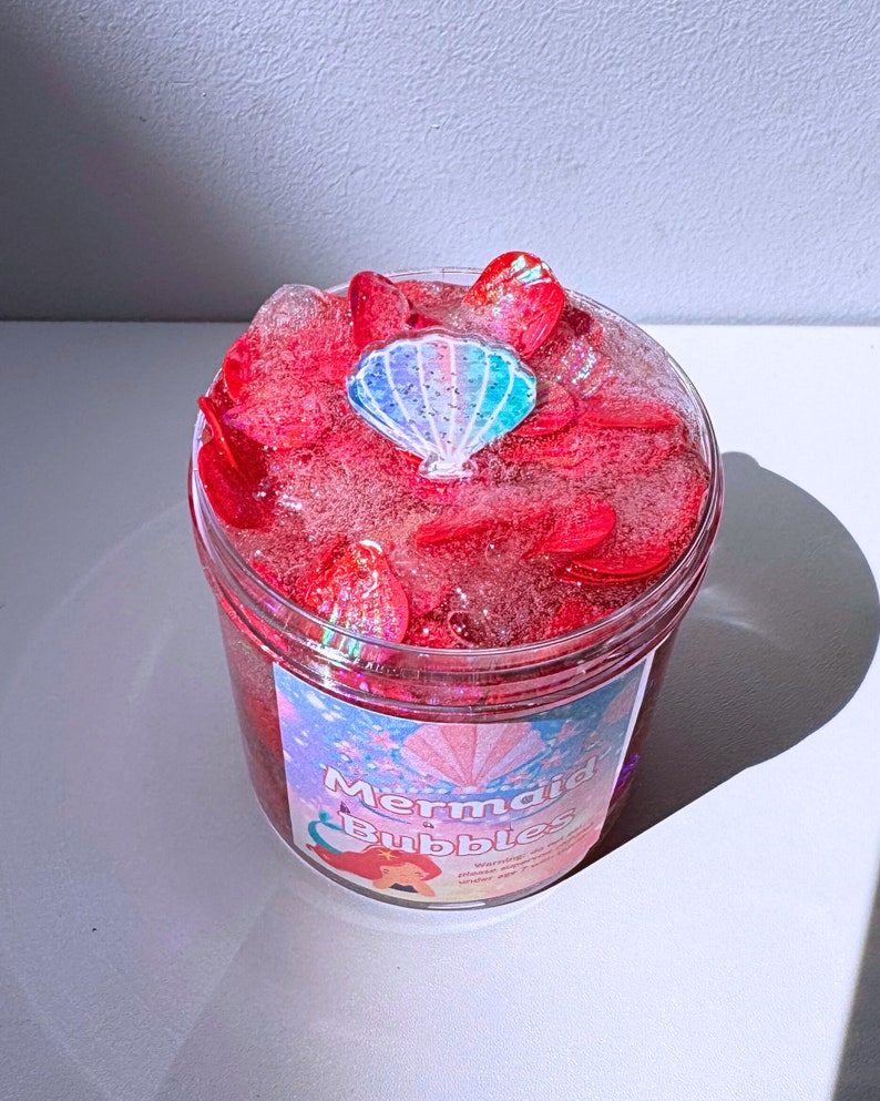 Mermaid Bubbles Sequin Crunch Bomb Slime Scented Ocean Breeze With ...