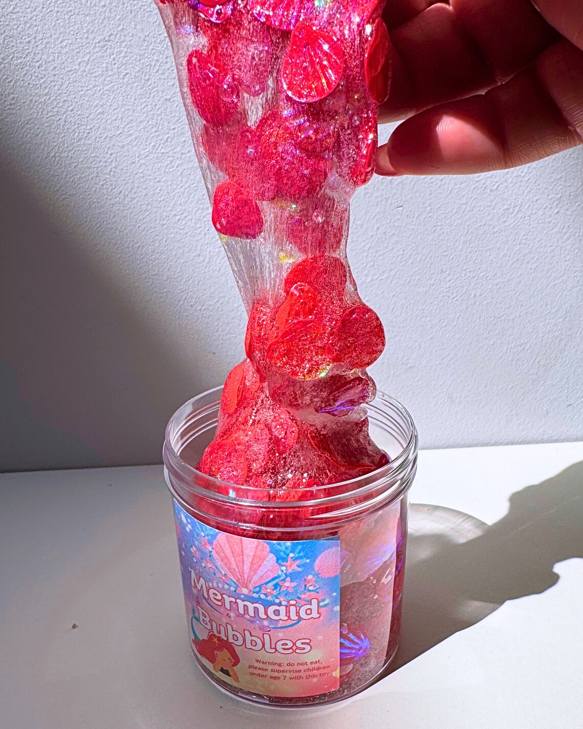 Mermaid Bubbles Sequin Crunch Bomb Slime Scented Ocean Breeze With ...