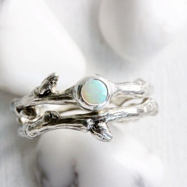 Opal Twig Ring - Etsy
