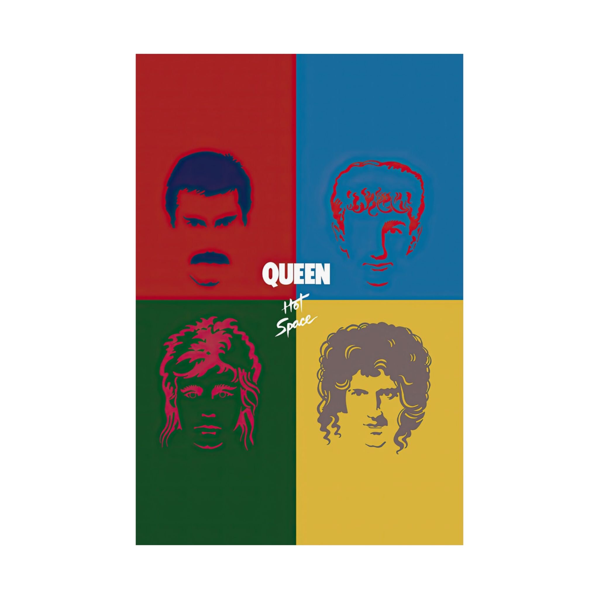 Vintage Queen Band Poster Art Print Iconic Rock Legends Wall Decor Hot ...