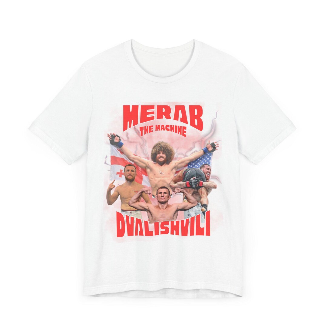 UFC Merab the Machine Dvalishvili Retro Graphic MMA Fan Tee - Etsy