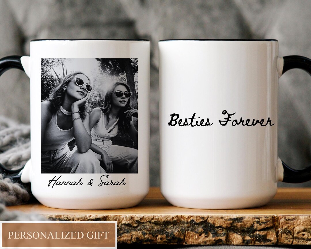 Personalized Bestie Photo Mug, Custom Bestie Birthday Gift, Besties ...