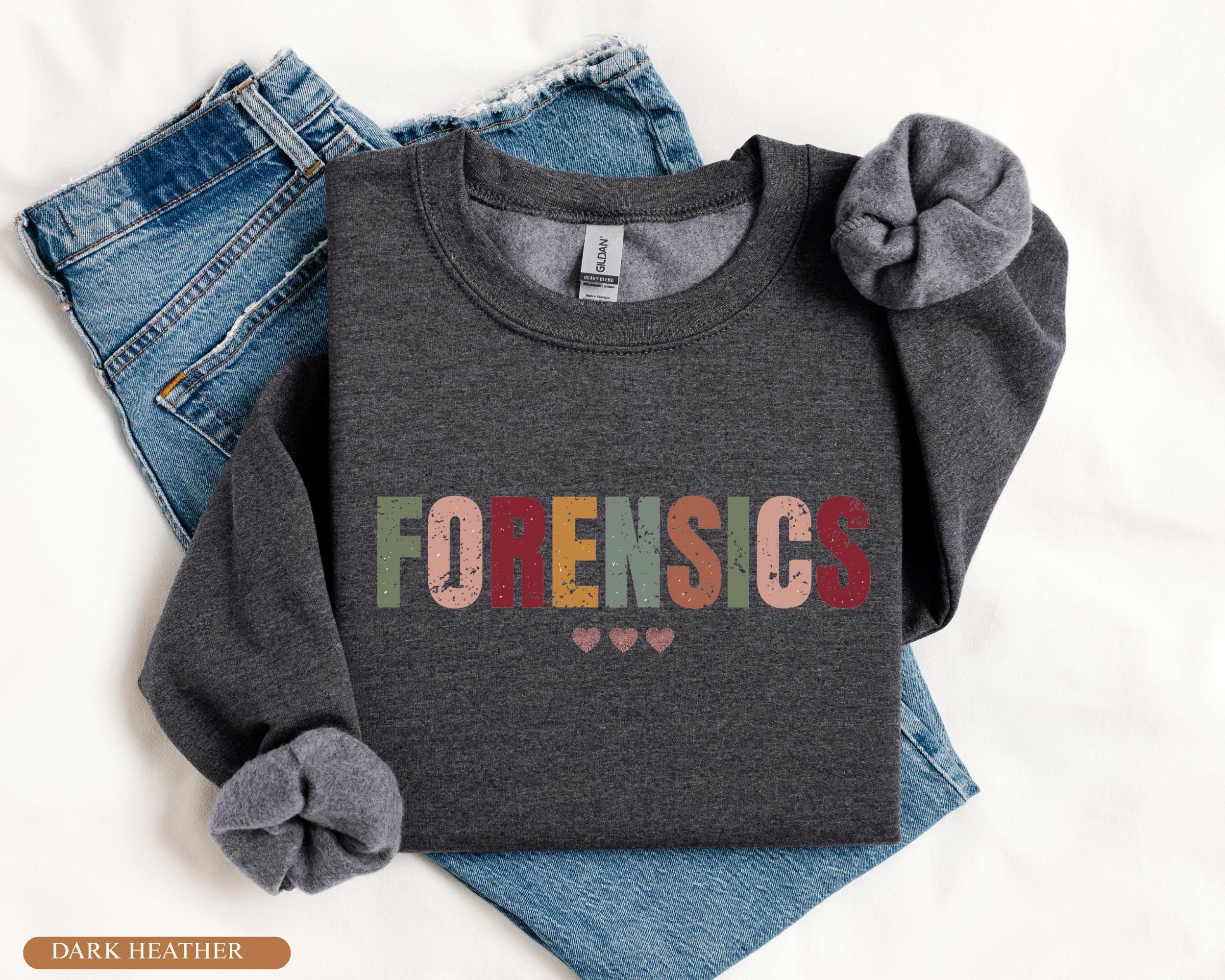 Forensic Science Sweatshirt, Vintage Forensics Crewneck, Forensic Gifts ...
