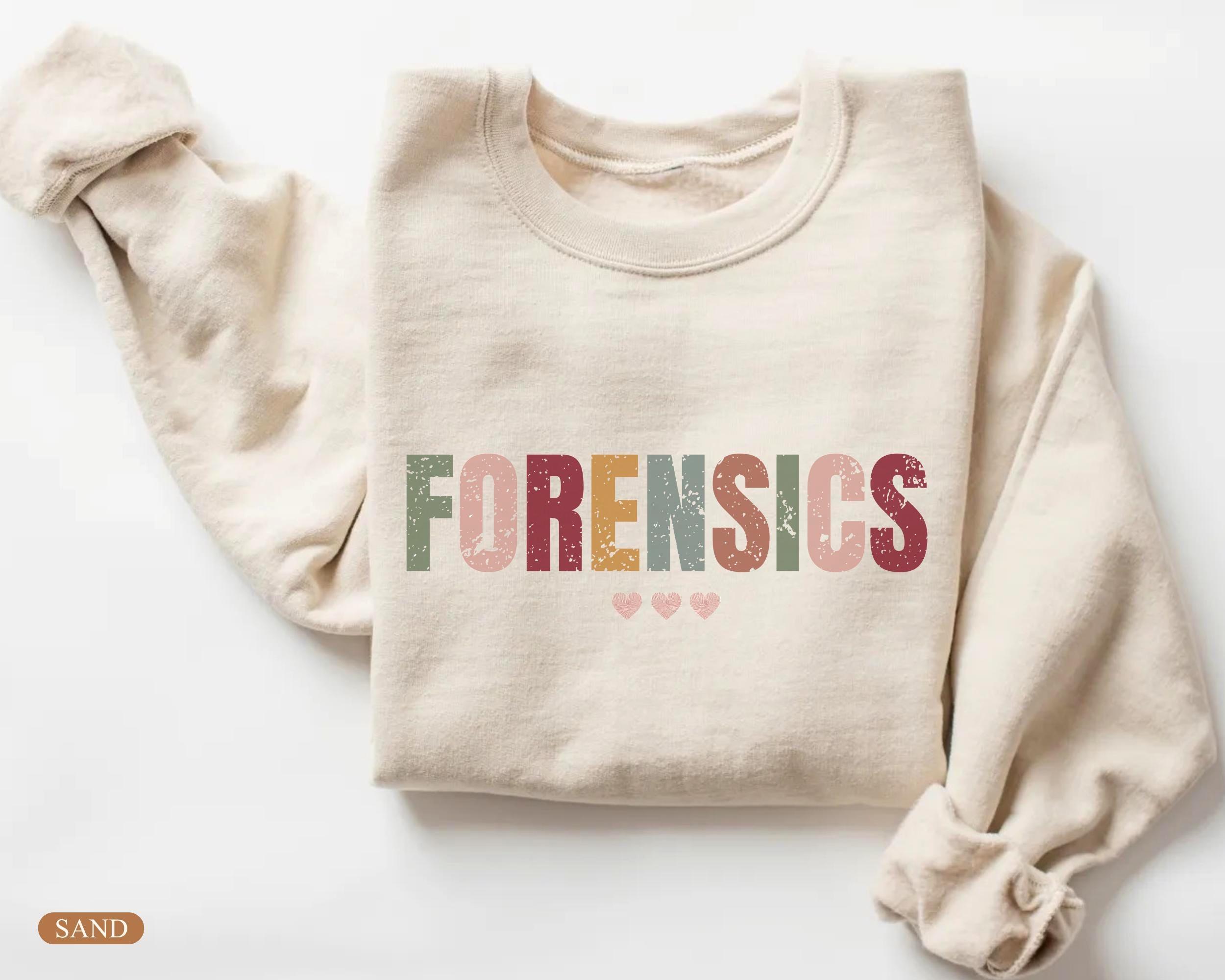 Forensic Science Sweatshirt, Vintage Forensics Crewneck, Forensic Gifts ...
