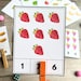 Fruits and Veggies Count and Clip Cards 1-20, Preschool Math, Number ...
