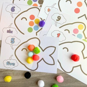 Color Matching Activity, Counting Game for Preschooler, Color ...