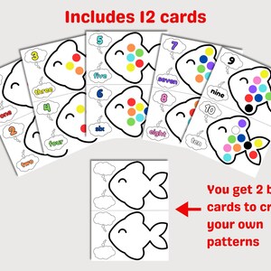 Color Matching Activity, Counting Game for Preschooler, Color ...