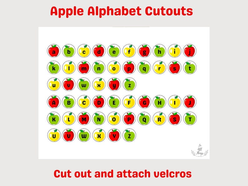 ABC Letter Matching, Alphabet Matching, ABC Learning, Alphabet Letter ...