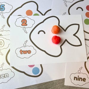 Color Matching Activity, Counting Game for Preschooler, Color ...