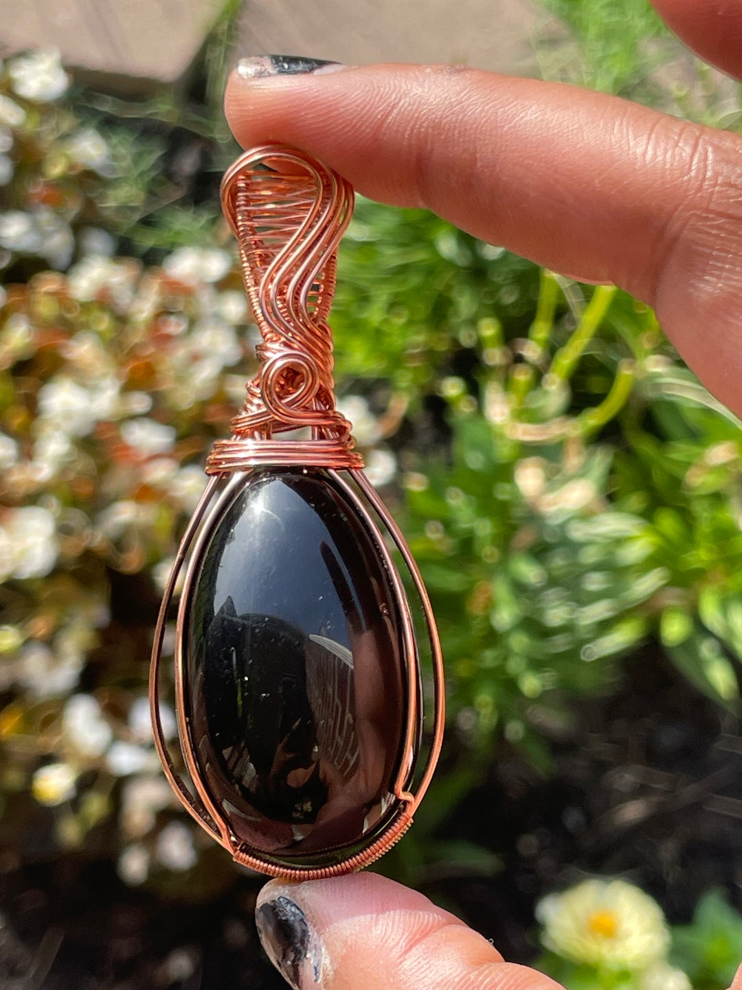 Crystal Fidget Egg Wire Wrapped Handmade - Etsy