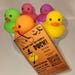 Halloween Duck Tags personalized - Etsy