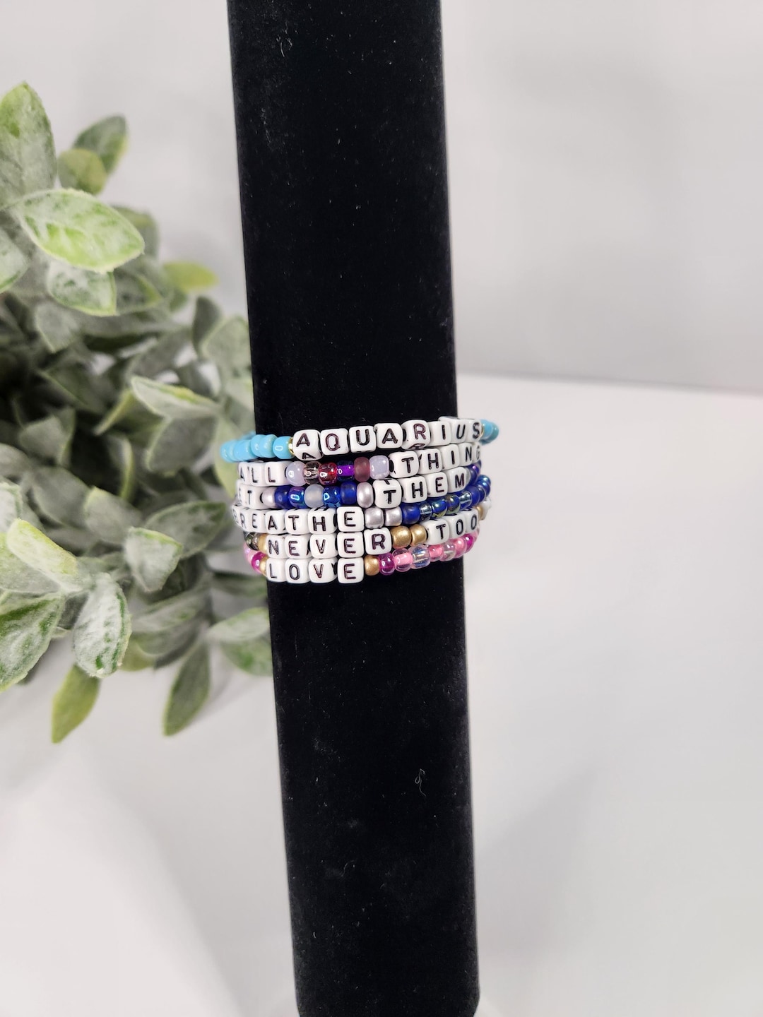 Personalized Word Bracelet, Words of Affirmation, Name Bracelets, Expression Bracelets ...