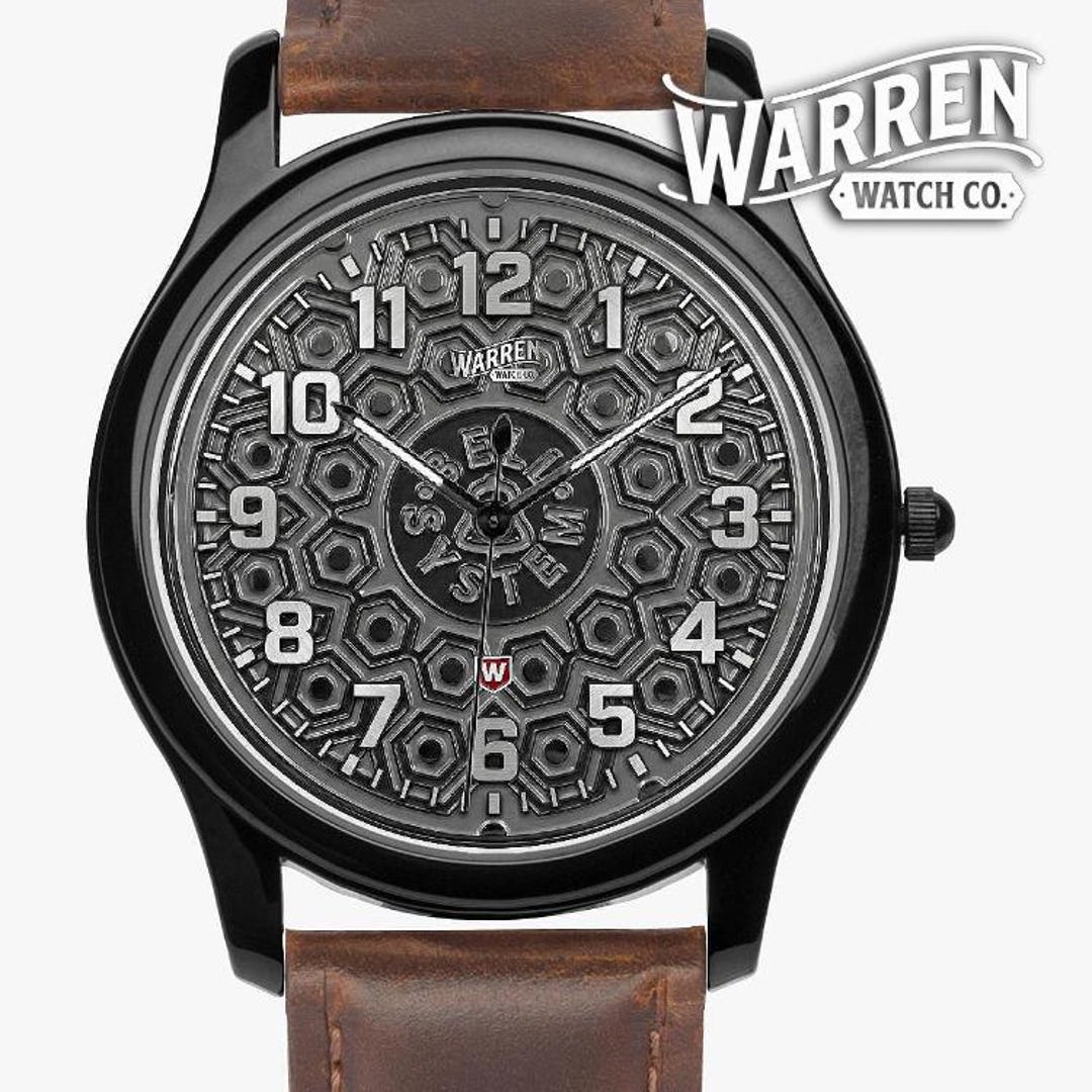 Bell Systems Manhole Black Stainless Steel Watch | Japanese CITIZEN ...