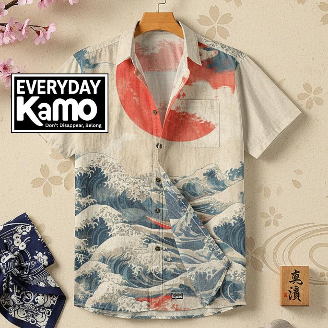 The Great Wave off Kanagawa Art Shirt | Hokusai Ukiyo-e Japanese Print ...