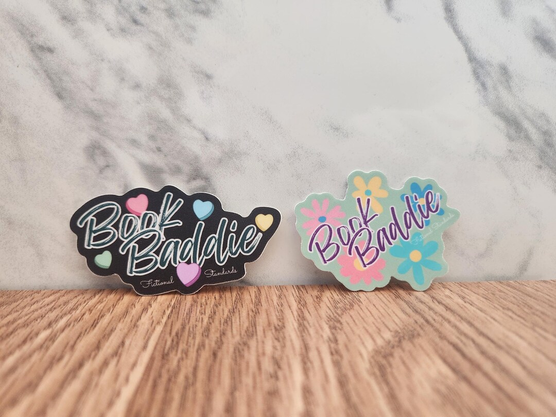 Book Baddie Sticker: Vibrant Laminate Vinyl Decal - Etsy
