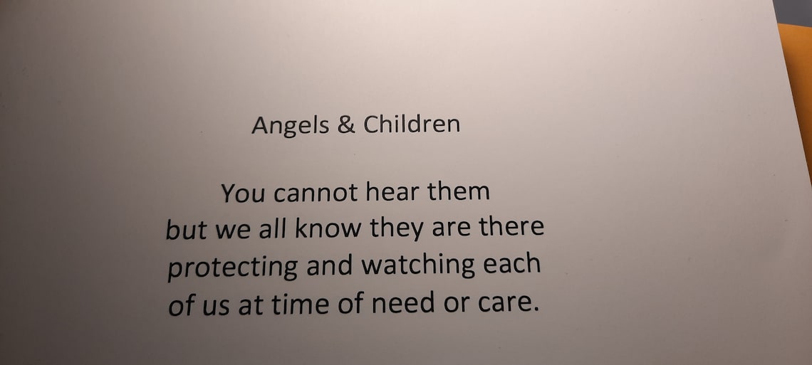 Angels and Children...a Poem From My Heart - Etsy