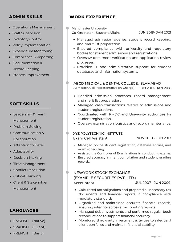 Editable Resume Template Canva | A4 A5 Sizes | Canva Template Cover ...