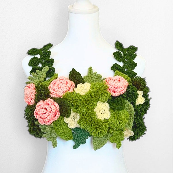 Digital Crochet PATTERN: the Bark Satchel Bag Whimsical Mushroom Tree ...