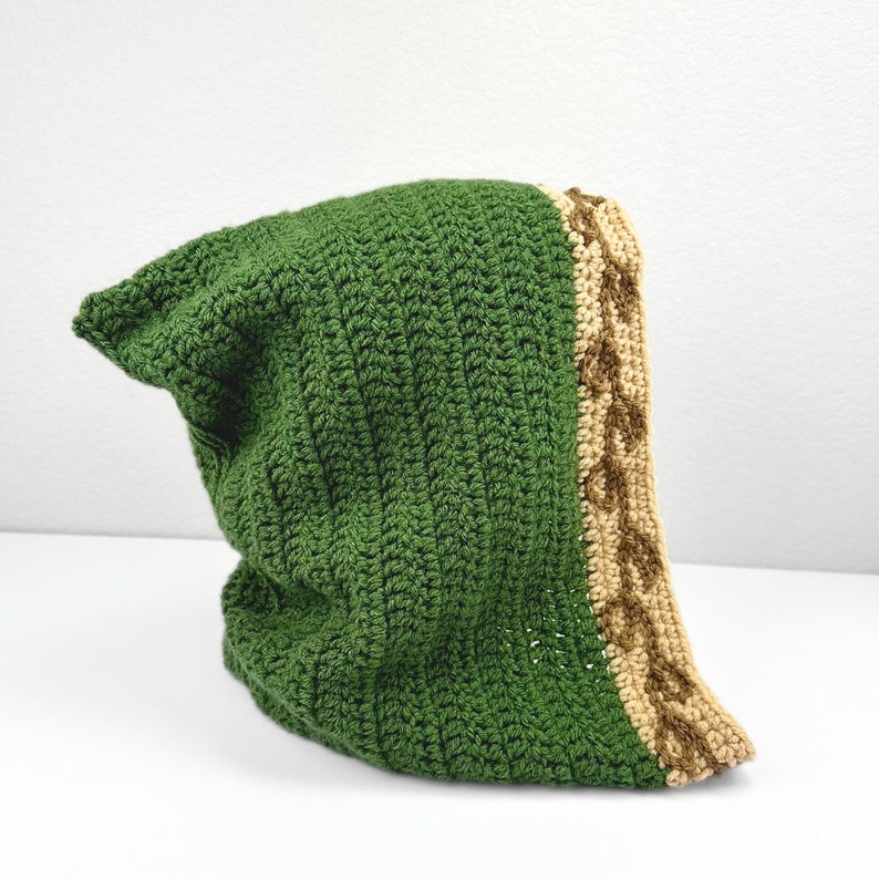 CROCHET PATTERN Druid Hood Boho Crochet Hat Pattern Fantasy Hood ...