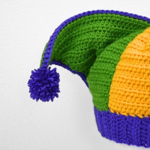 CROCHET PATTERN 3 Point Jester Hat Fool's Cap Easy Fantasy Crochet ...