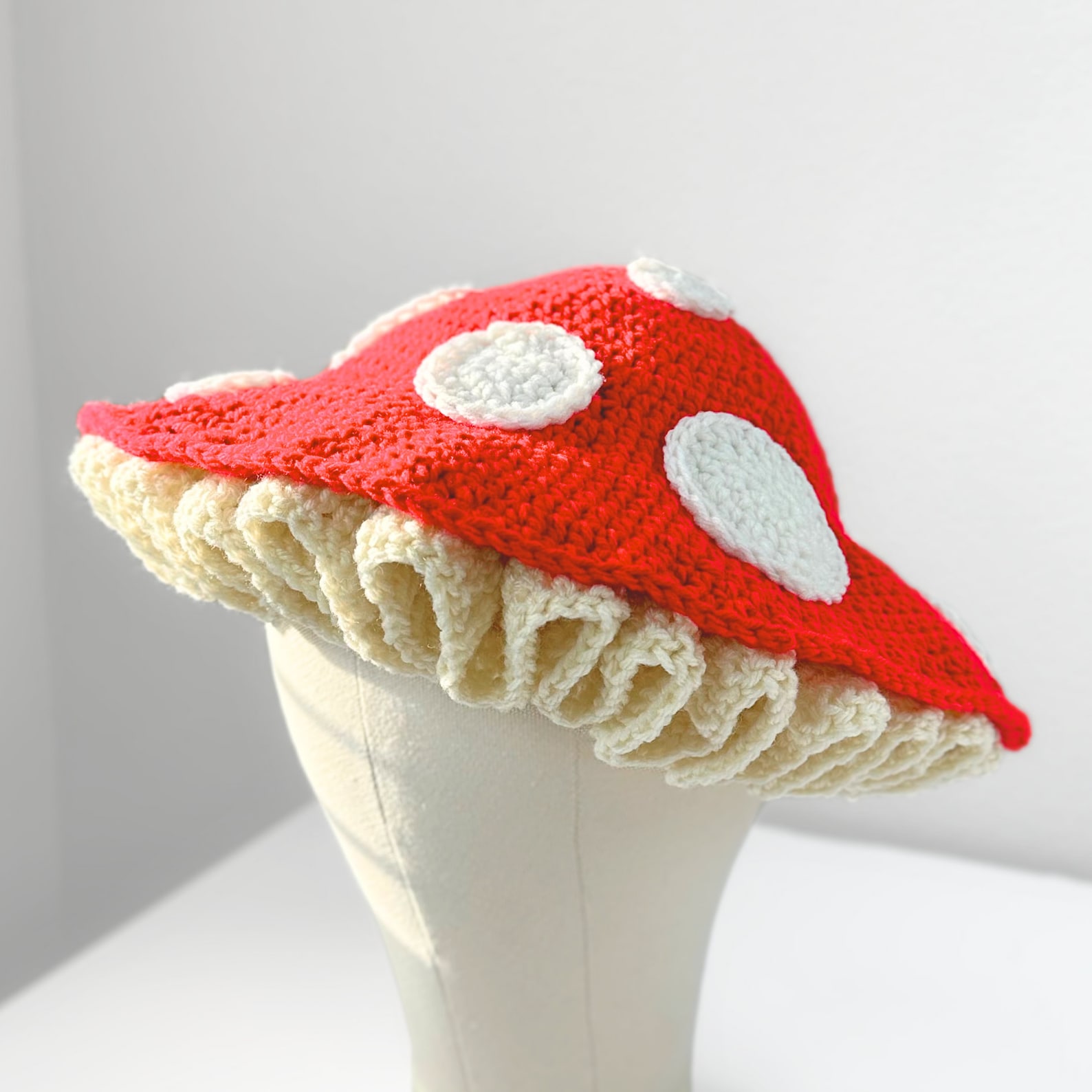 CROCHET PATTERN Mushroom Hat Crochet Pattern Easy Crochet Mushroom Hat ...