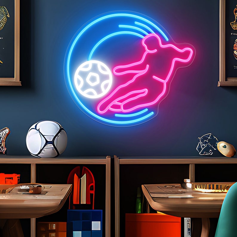 Custom Neon Sign, Soccer Sign,inter Miami Messi,inter Miami Club Logo ...