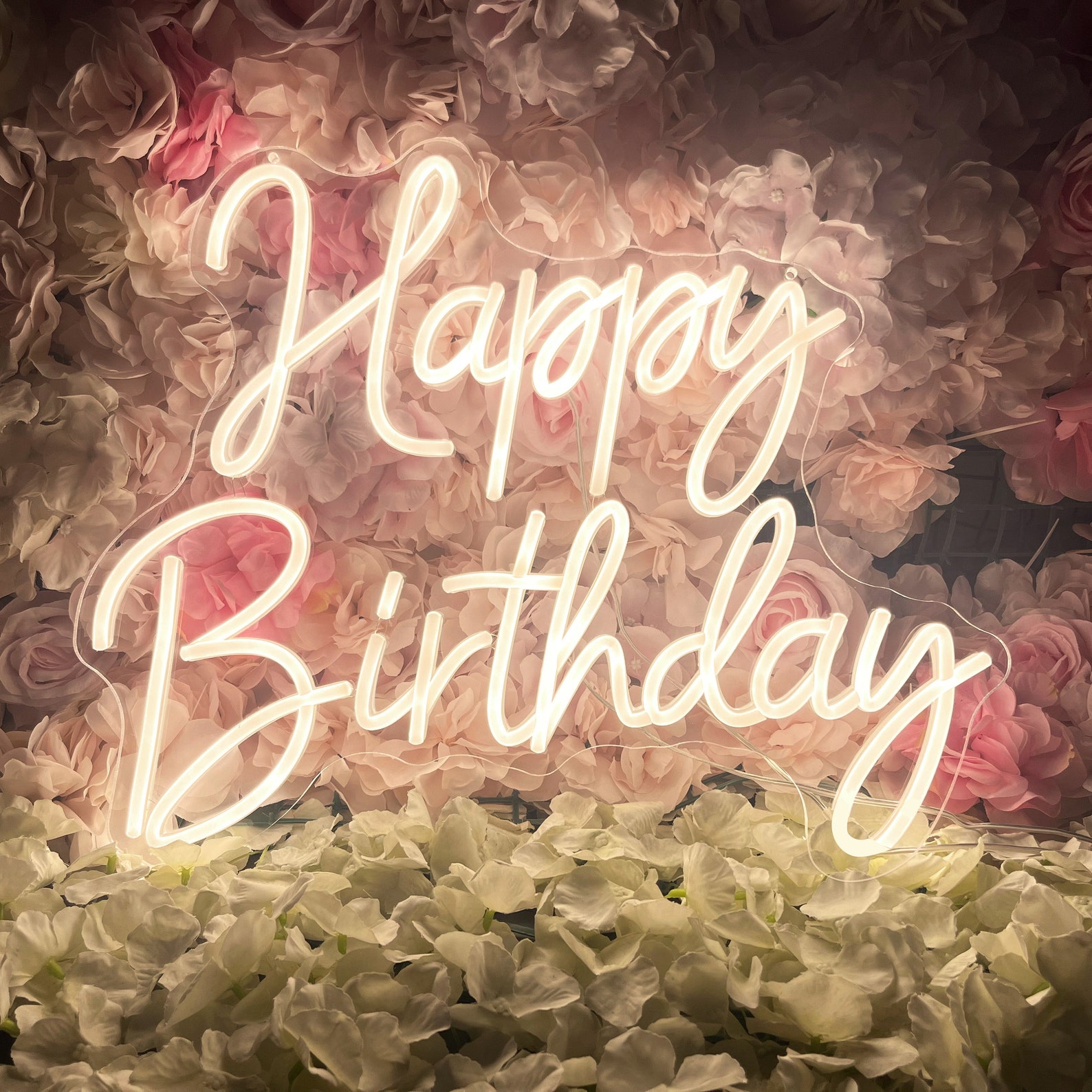 Happy Birthday Neon Sign, Custom Neon Sign, Led Neon Sign, Birthday ...