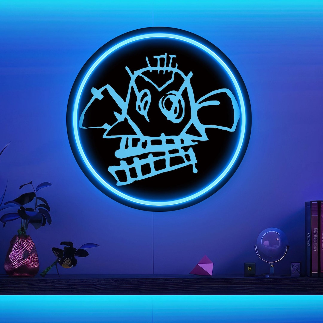 Arcane Jinx Monkey Graffiti Neon Sign, Personalized Led Light Gift for ...