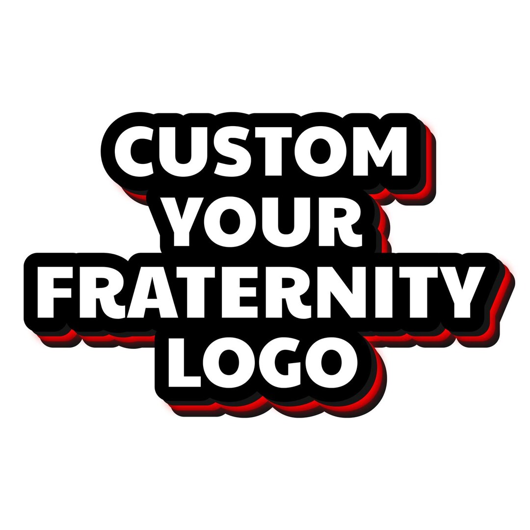 Custom Fraternity Logo Led Light Sign, Dorm Wall Decor, Personalized ...