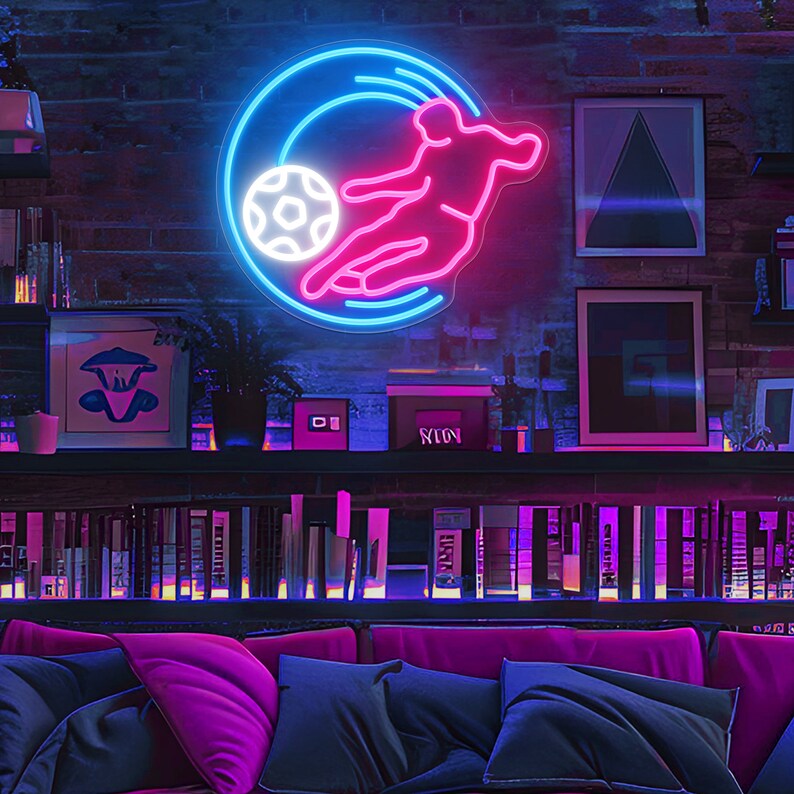 Custom Neon Sign, Soccer Sign,inter Miami Messi,inter Miami Club Logo ...