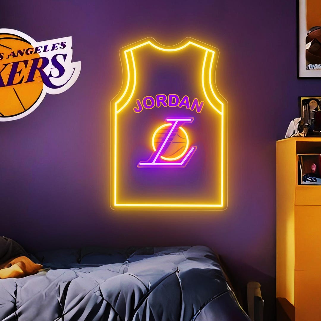 Custom Basketball Neon Sign, Basketball Player Gifts,custom Logo Neon ...