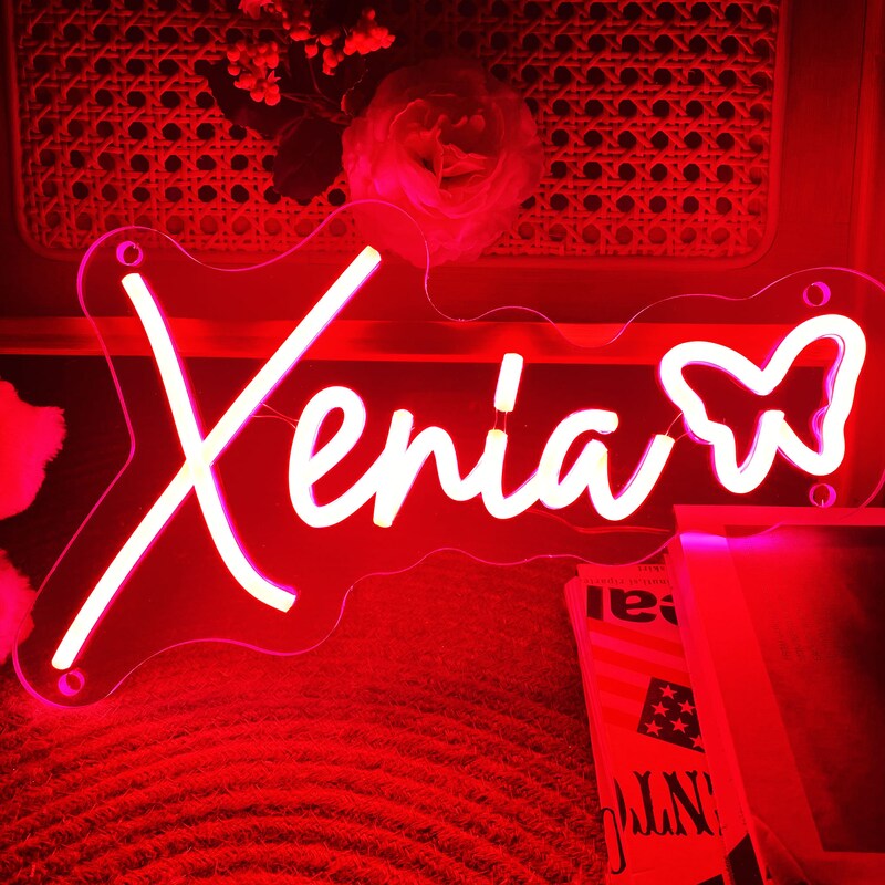 Neon Name Sign - Etsy