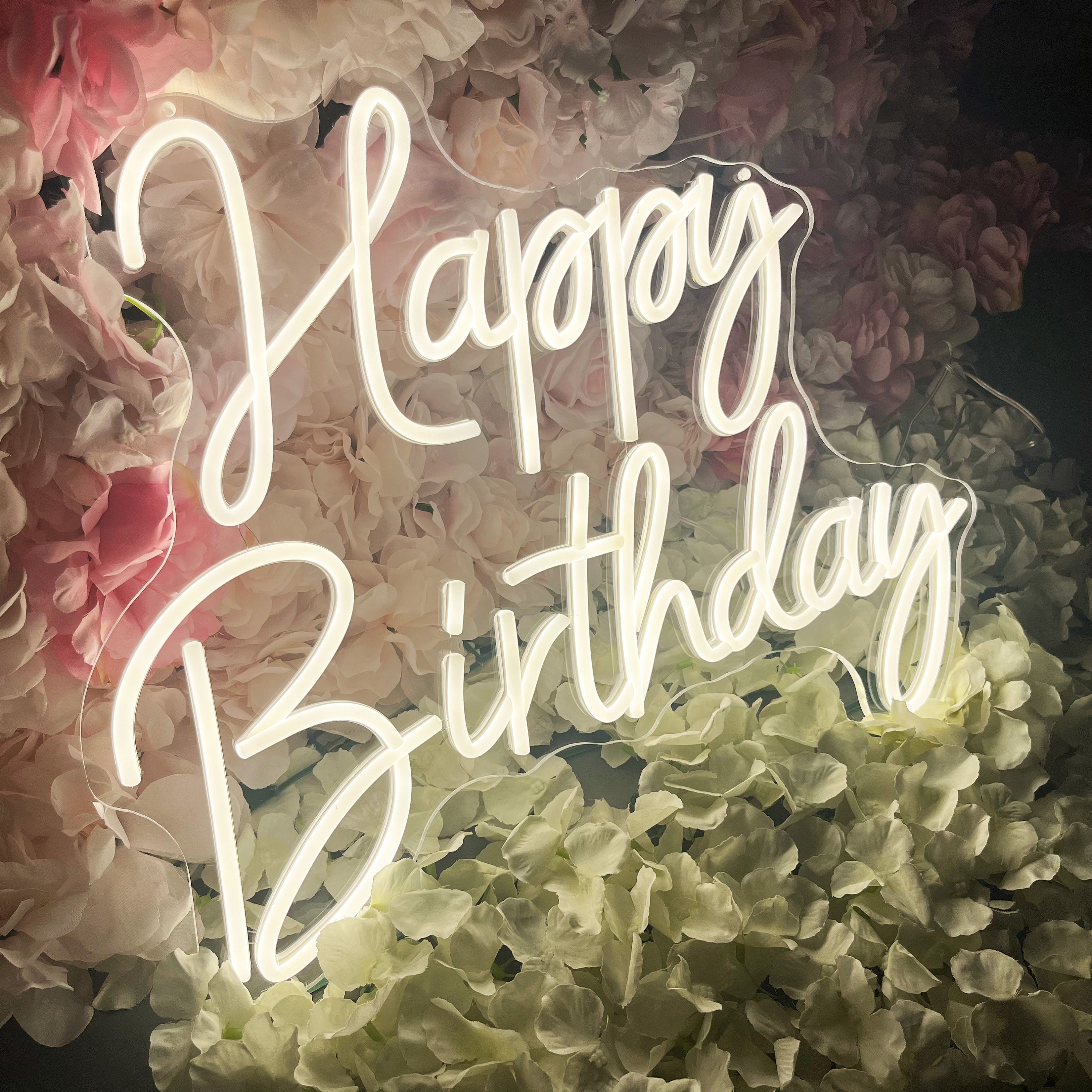 Happy Birthday Neon Sign, Custom Neon Sign, Led Neon Sign, Birthday ...