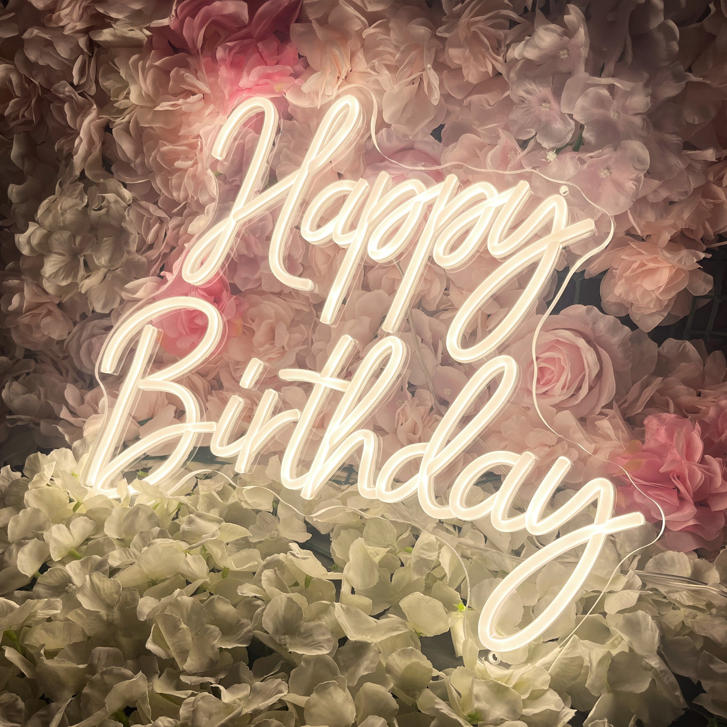 Happy Birthday Neon Sign, Custom Neon Sign, Led Neon Sign, Birthday ...