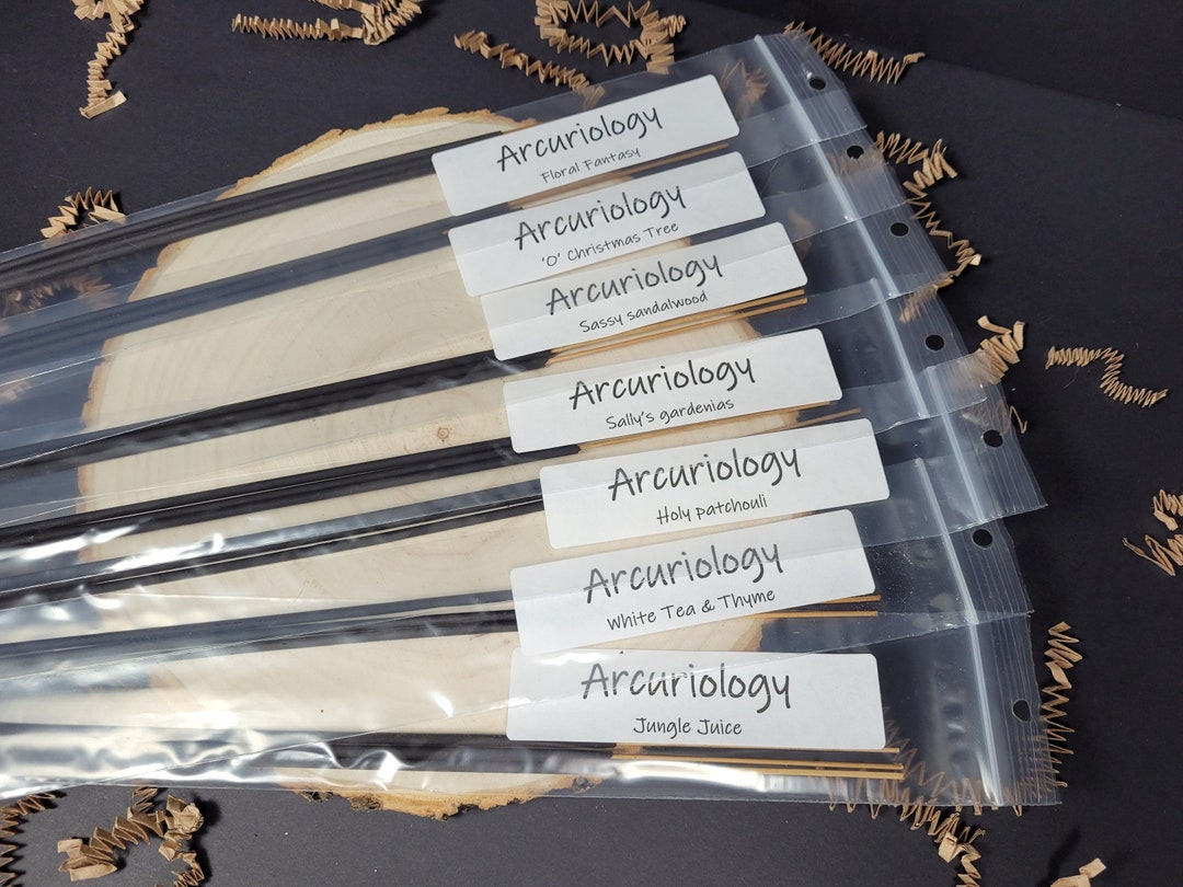 Incense Sample Pack. 22 Scents Premium Small Batch Hand Dipped Incense ...
