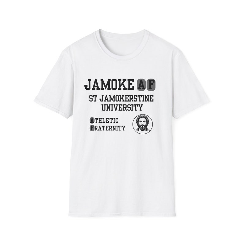 Jamoke AF Athletic Fraternity Shirt Fake University Back-to-school ...