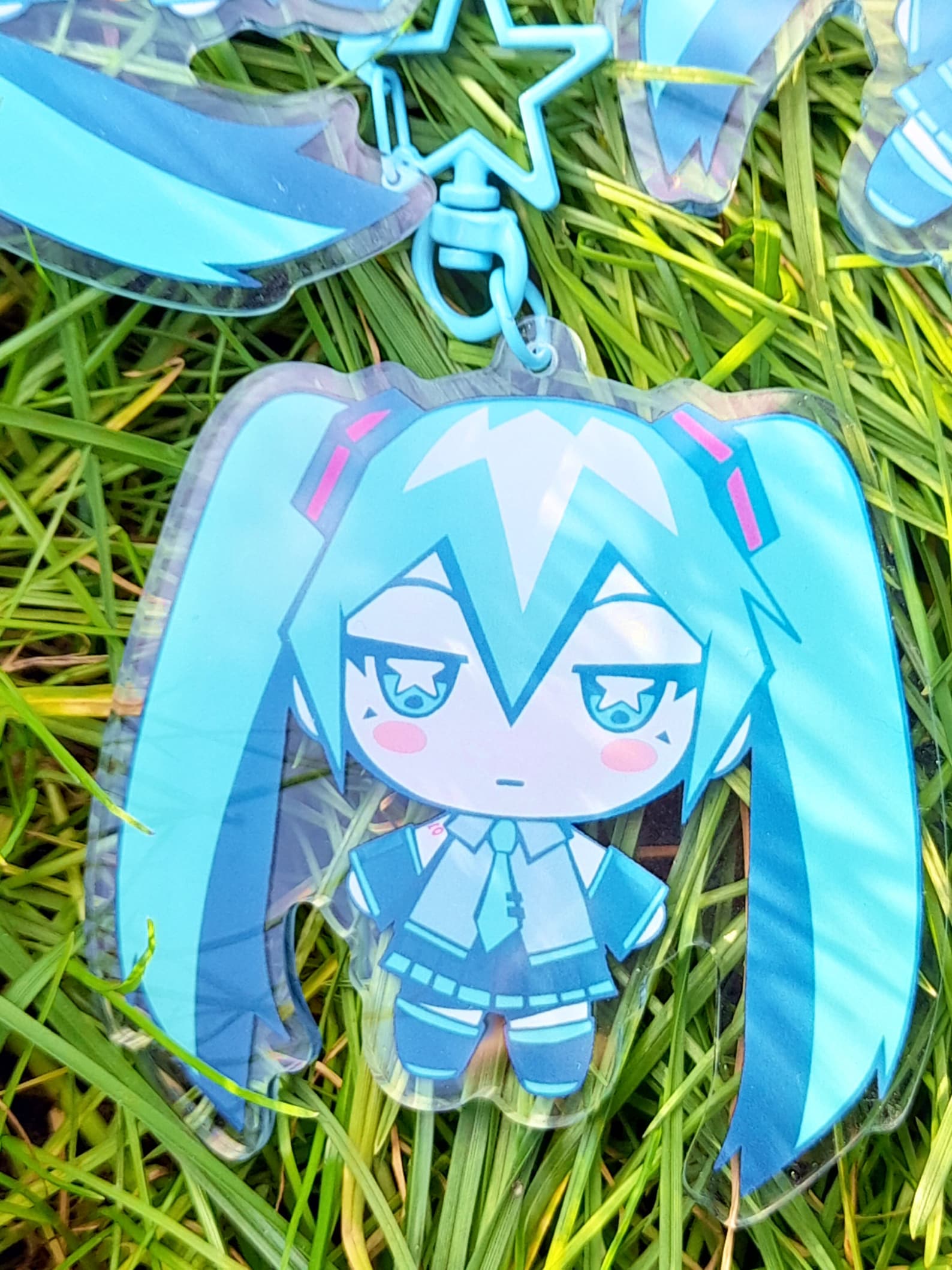 Hatsune Miku Vocaloid Project Sekai Acrylic Phone Charm Keychain - Etsy